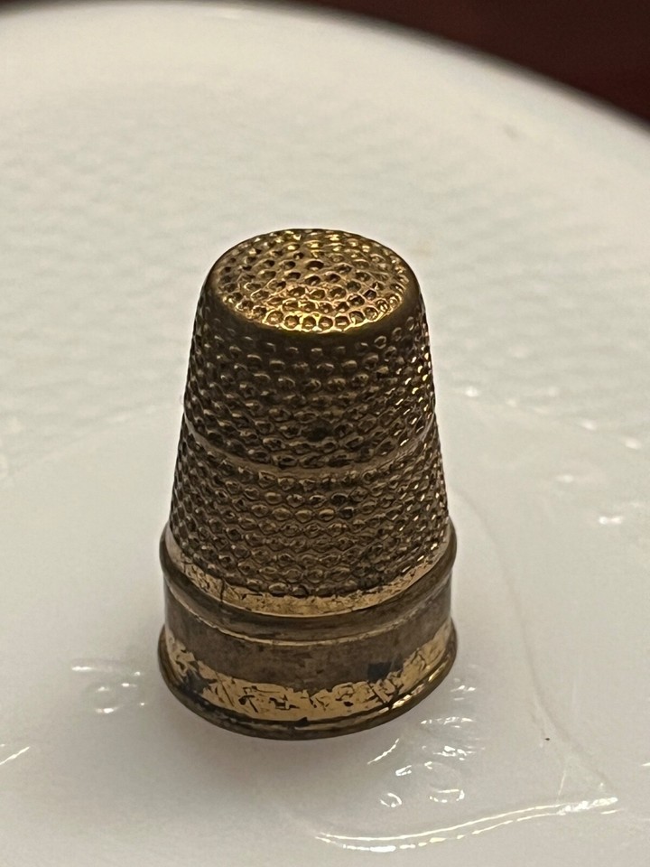 Vintage German Brass Thimble Sewing | eBay