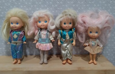 Vtg Hasbro Moon Dreamers Doll Lot of 4 Bucky Blinky Sparky Dreamer ...