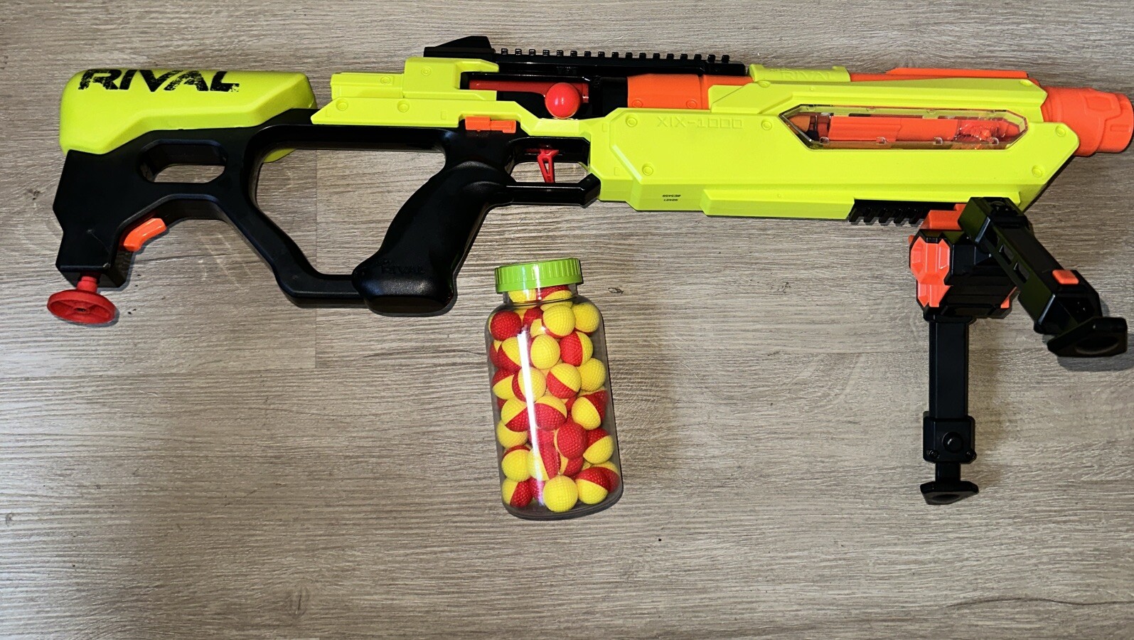 NERF Rival Blaster Jupiter XIX-1000 Edge Series with Target and 10 ...