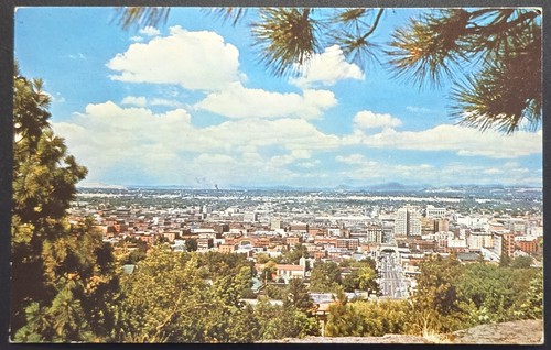 Spokane WA City View from Overlook Smith-Western Tacoma | eBay