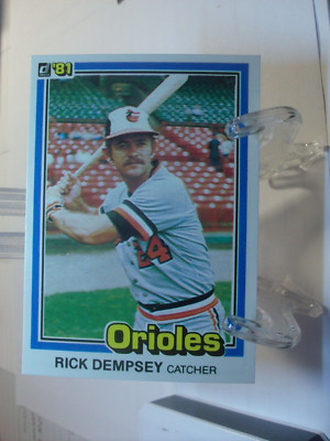1981 Donruss Baseball Card #113 - Rick Dempsey - Baltimore Orioles ...