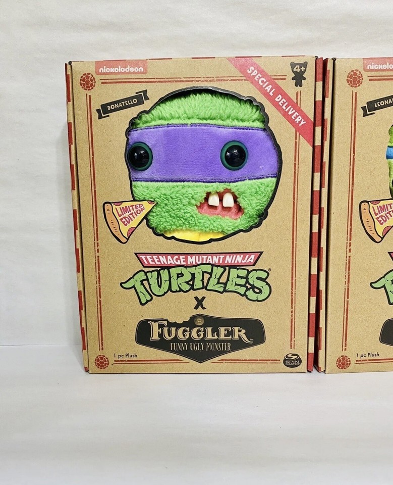 Fuggler TMNT Teenage Mutant Ninja Turtles Donatello & Leonardo Plush ...