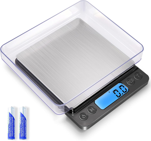 Digital Food Kitchen Scale Upgraded, 3000G/0.1G High Accuracy Mini ...