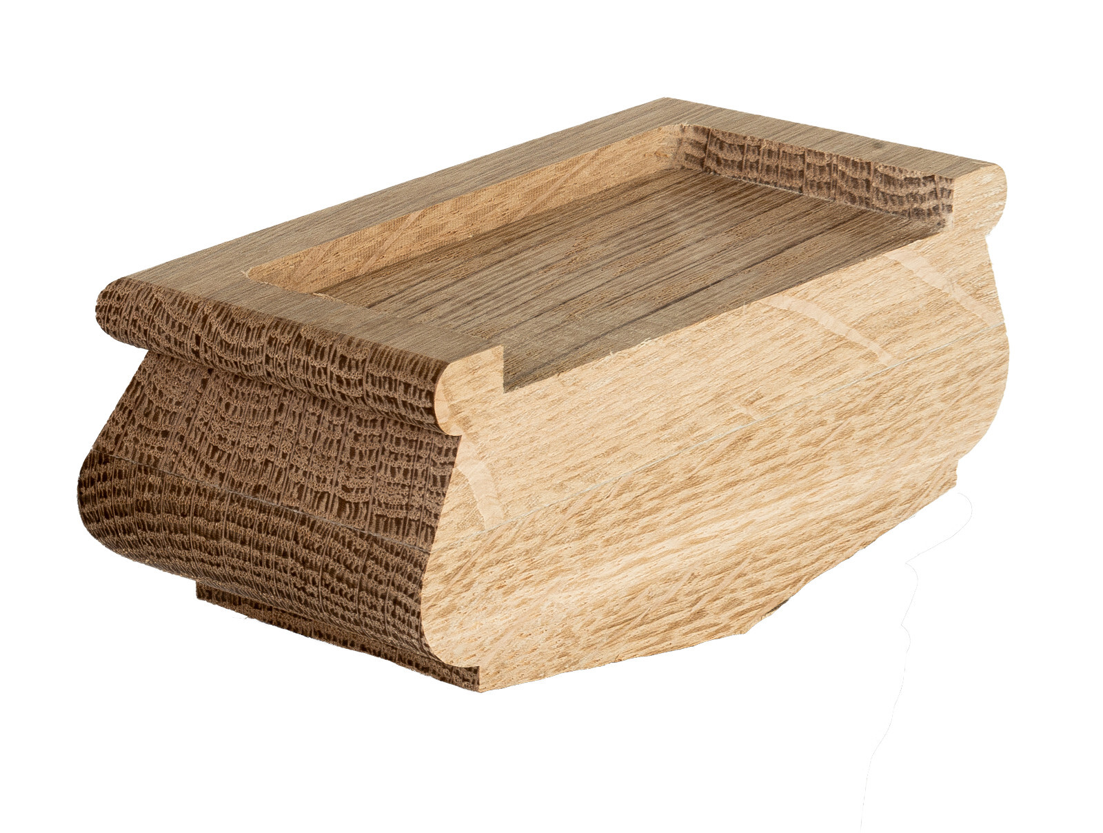 Staircase Newel Post Cap Pyramid Oak for 90mm Newels Full or Half ...