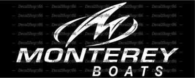 Monterey Boats - Outdoor Sports - Vinyl Die-Cut Peel N' Stick Decals ...