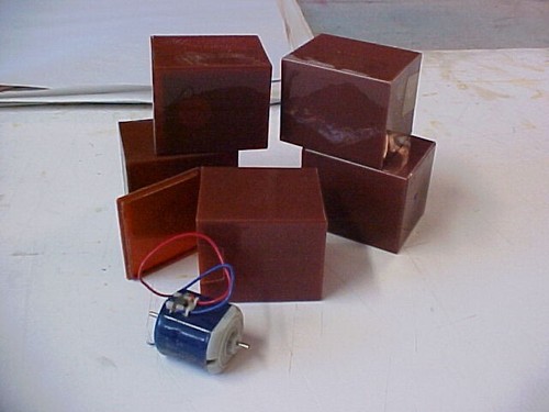 FIVE Vintage Mabuchi 55 Blue Slot Car Motors | eBay