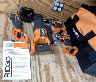 Rigid Tool Kit Multiple Tools ( No Batteries) 648846077130| eBay