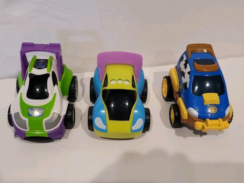 Disney Pixar Push And Go Friction Cars Buzz, Woody, Alien Lot of 3 | eBay