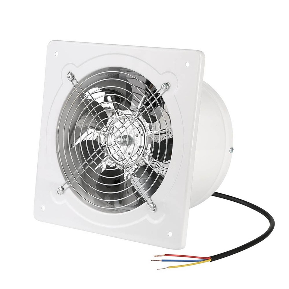 6" Exhaust Fan Ventilation Extractor Fan Wall-Mounted Square Blower ...