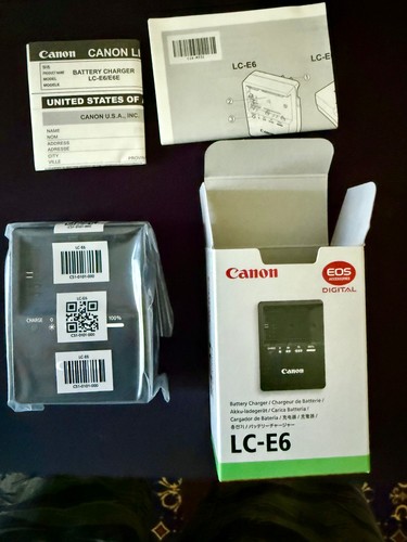 New in Box Canon LC-E6 LP-E6 Battery Charger EOS Accessories | eBay
