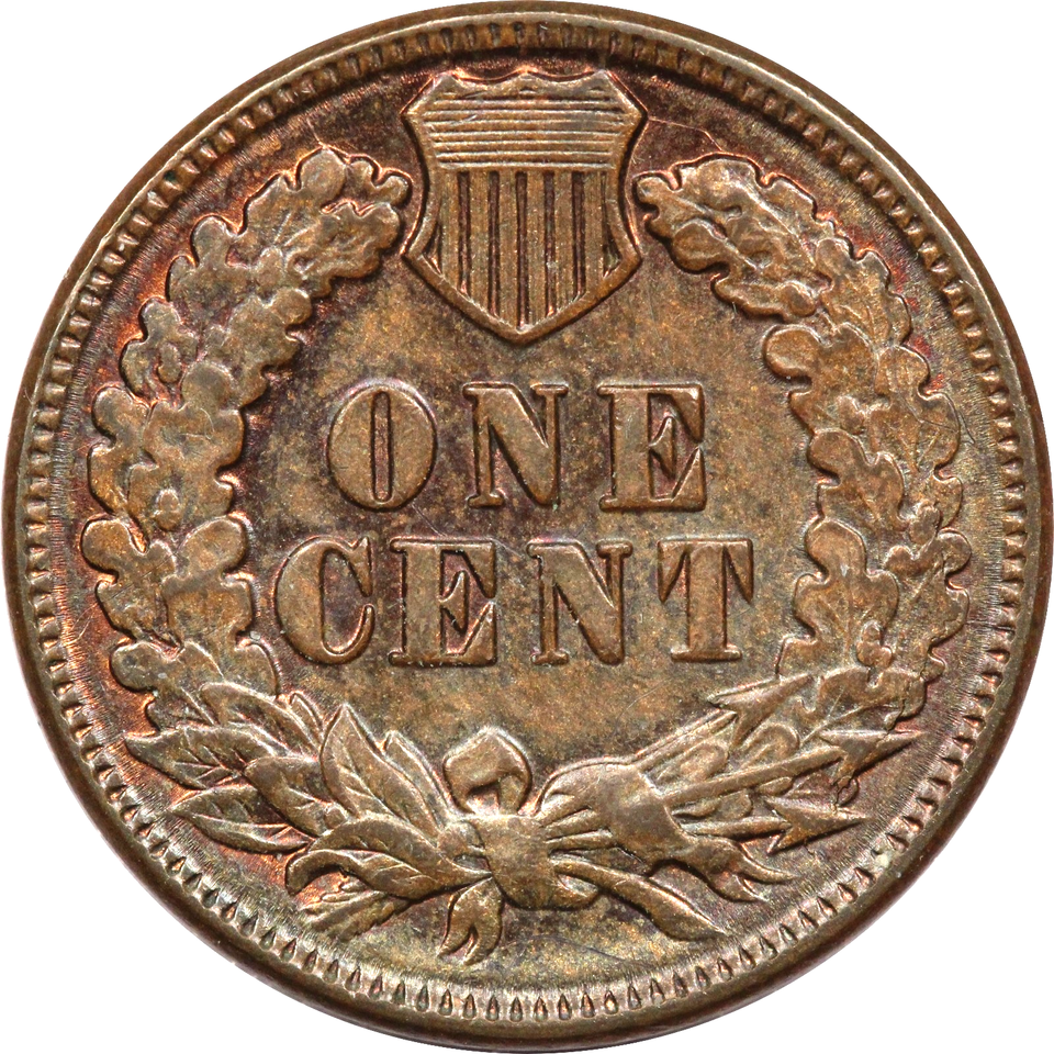 1887 Indian Head Cent 1C, Uncirculated BU, Brown | eBay