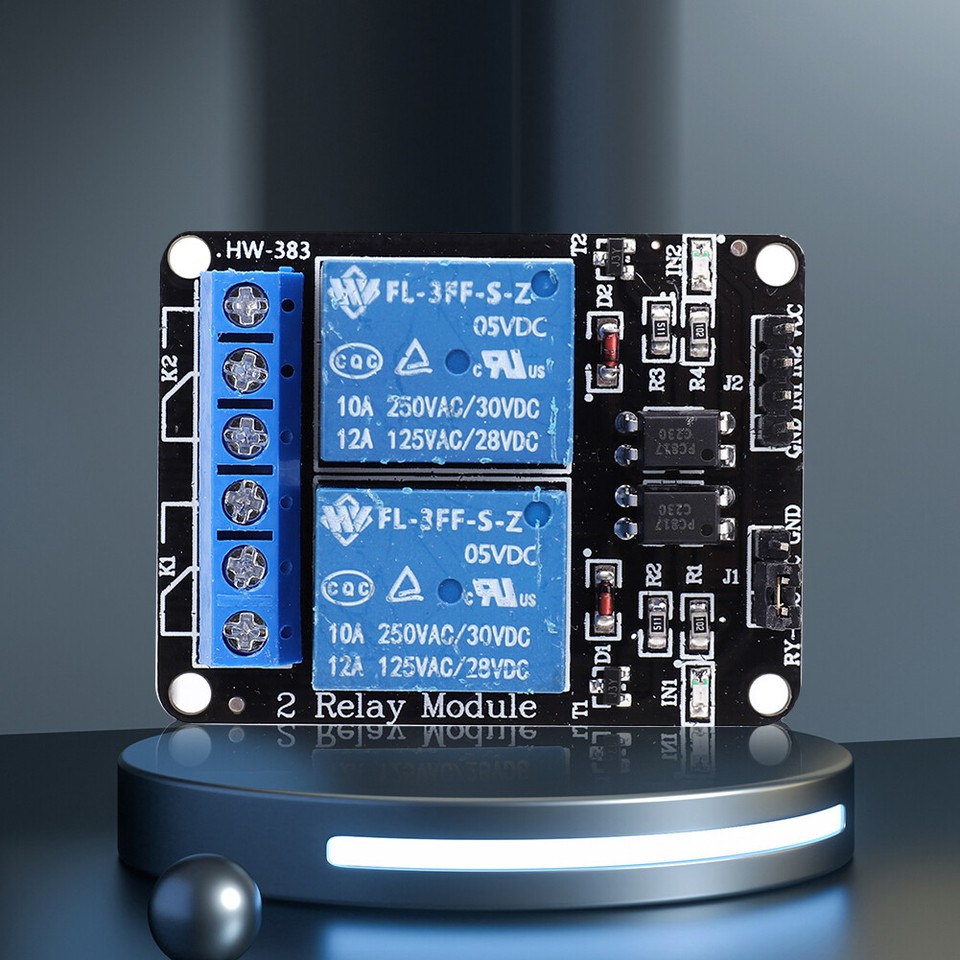 5V 12V 24V Relay Board 1 2 4 6 8 Channel DC Relay Module Electronic ...