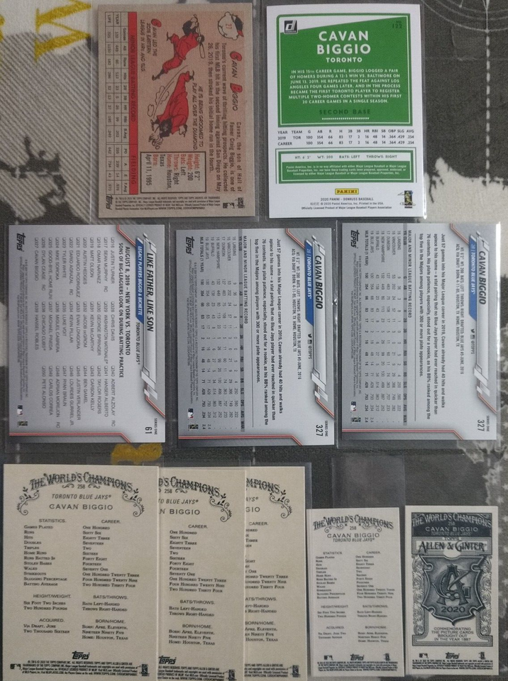 Cavan Biggio Baseball Card Lot | eBay
