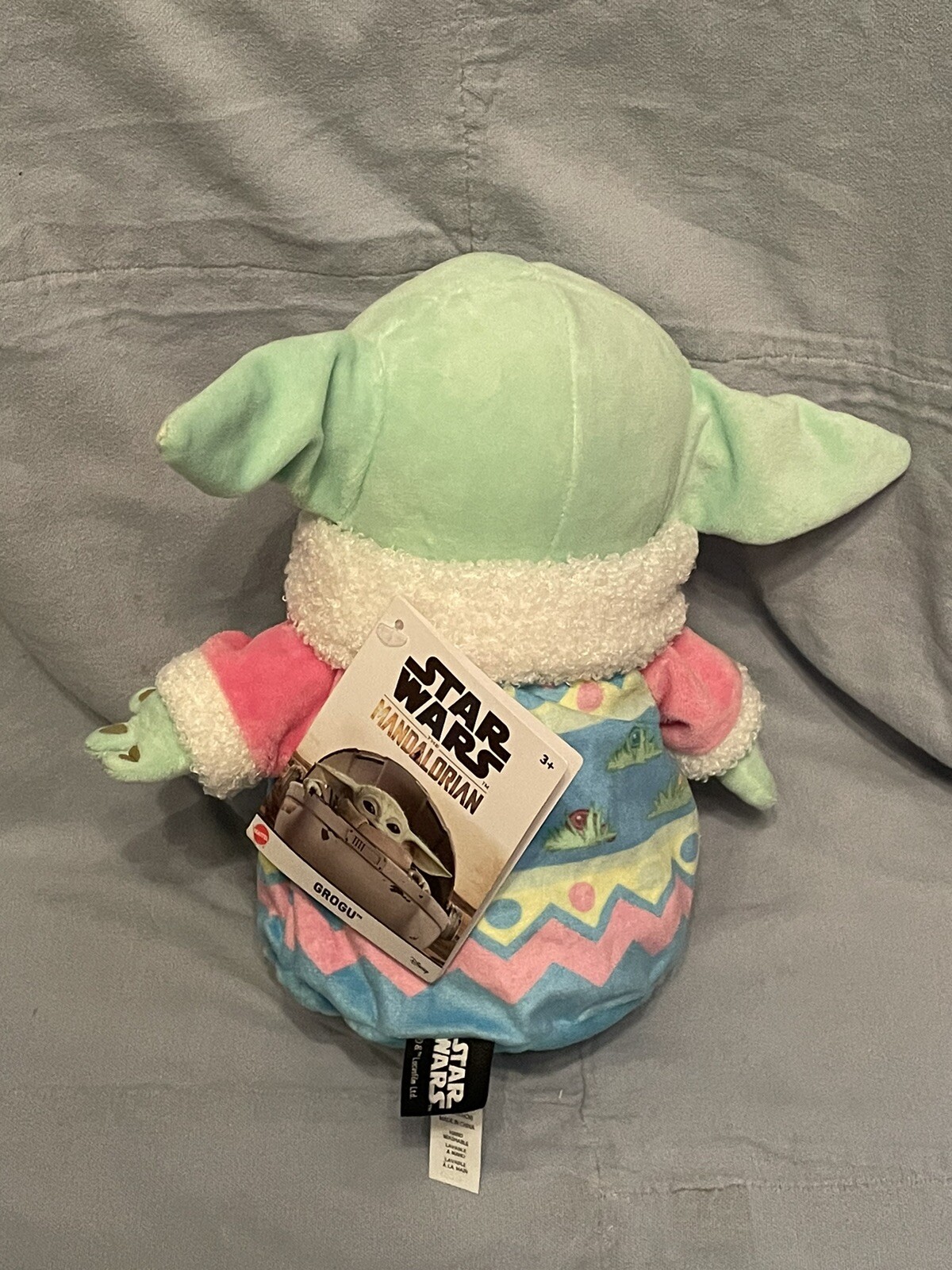 NEW Disney Star Wars The Mandalorian Grogu Easter Plush 9" Baby Yoda ...