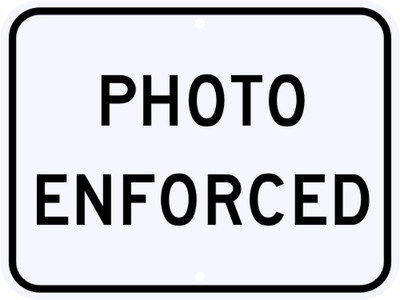 PHOTO ENFORCED SPEED LIMIT SIGN DOT Engineer Grade Reflective Aluminum ...