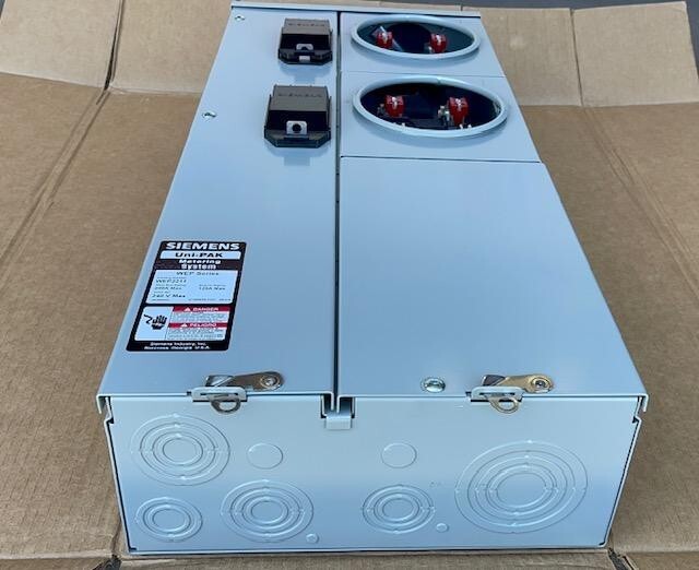 Siemens WEP2211 200 AMP 2-Gang UNI-PAK Meter (NEW) | eBay
