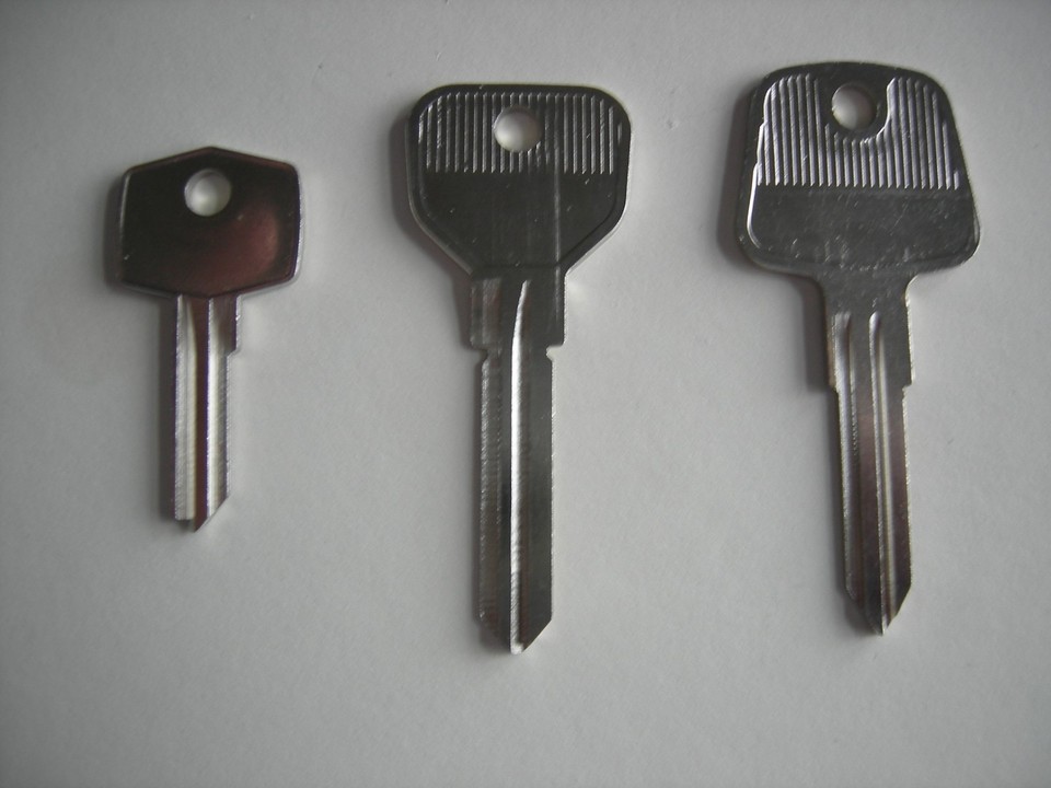 MG MGB Midget Key Blanks 70-77 MG1 62FS X51 AA2 | Nickel Plated Brass ...