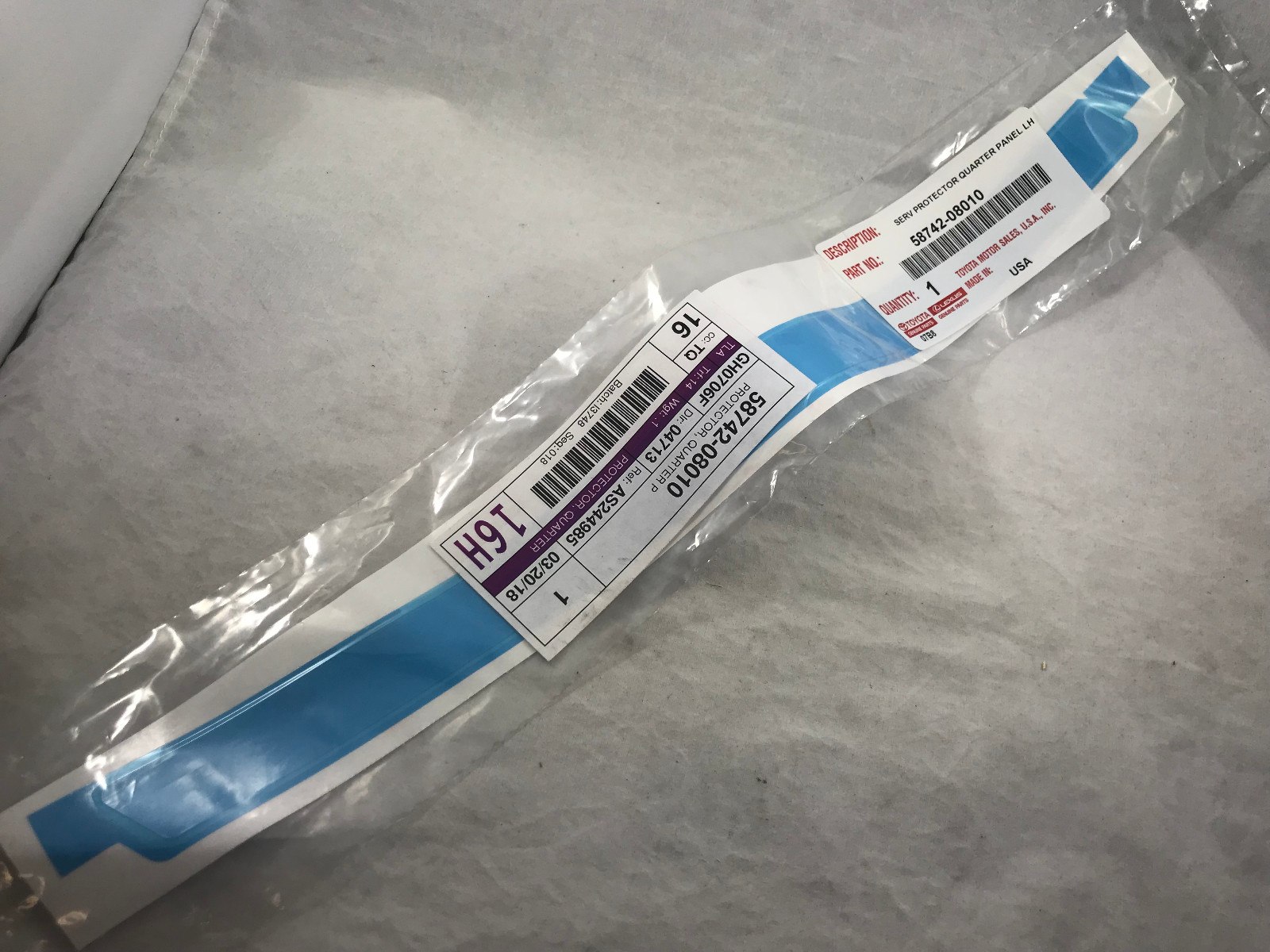 Toyota OEM 2011-2017 Sienna Side Panel Protector Left Driver Side 58742 ...