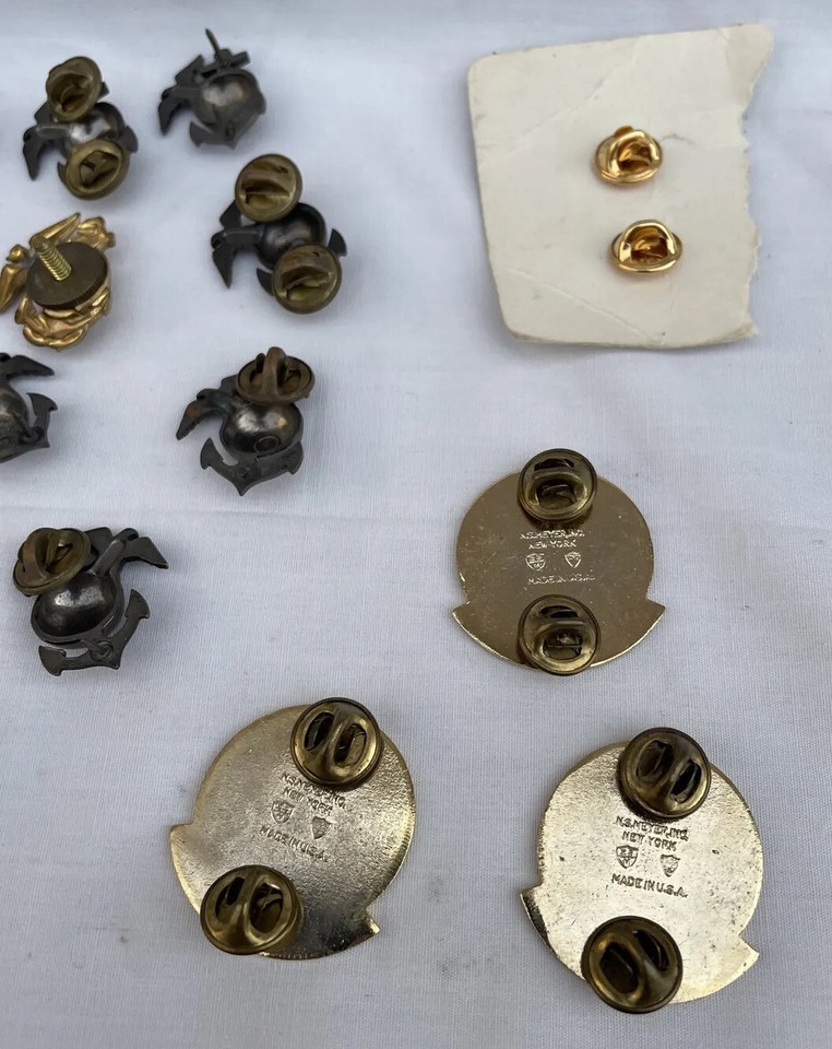 Large Lot Of 32 Vintage Marine Pins | eBay