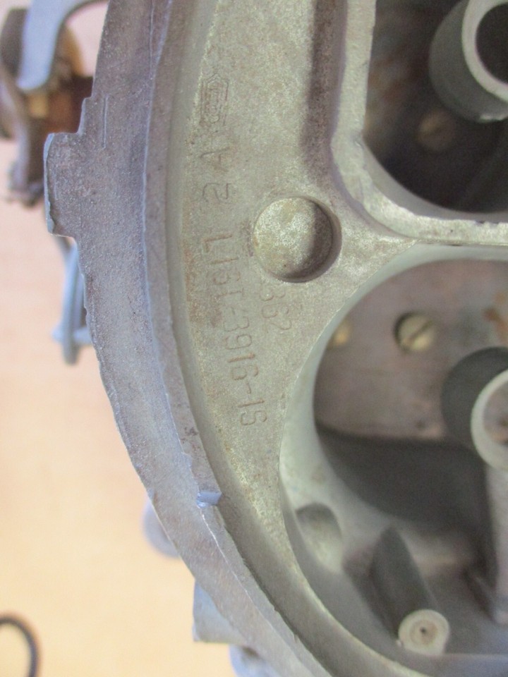 Camaro COPO Yenko Holley 3916-IS 3 Barrel Carburetor Dated 862 950 CFM ...