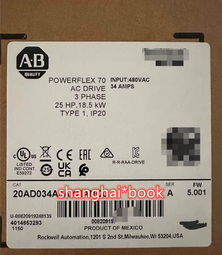 🔥1Pcs New 20AD034A3AYNAEC0 PowerFlex 70 AC Drive Via DHL or Fedex🔥 | eBay