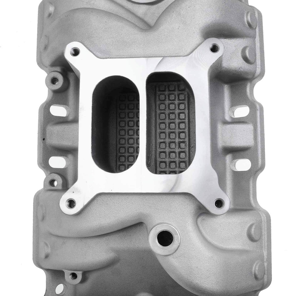 Dual Plane High Rise Intake Manifold for Chevy SBC V8 305 327 350 400 ...