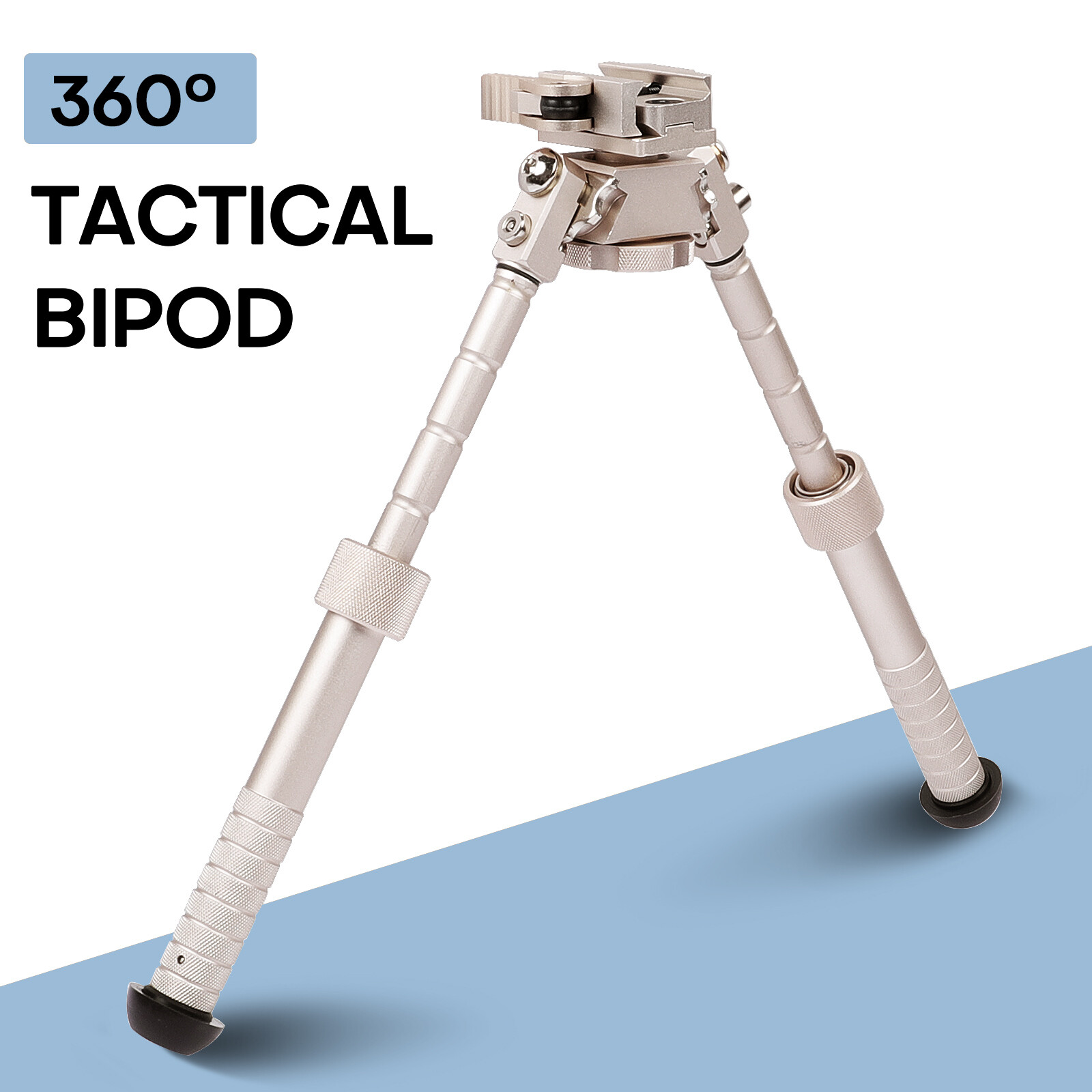Rifle Bipod Quick Detach Mount 7'-9.6" Adjustable Fit 20mm Picatinny ...
