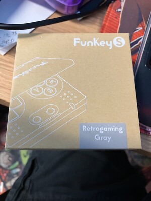 Funkey S Retro Game Emulation Micro Console Original RetroGaming Grey ...