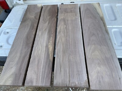 4 Pieces Missouri Black Walnut 1 1/8 Thick 4 1/2 Wide X 24 Inches Long ...