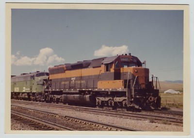 Vintage Color BN Great Northern 6447 Diesel Engine 5x7 photograph | eBay