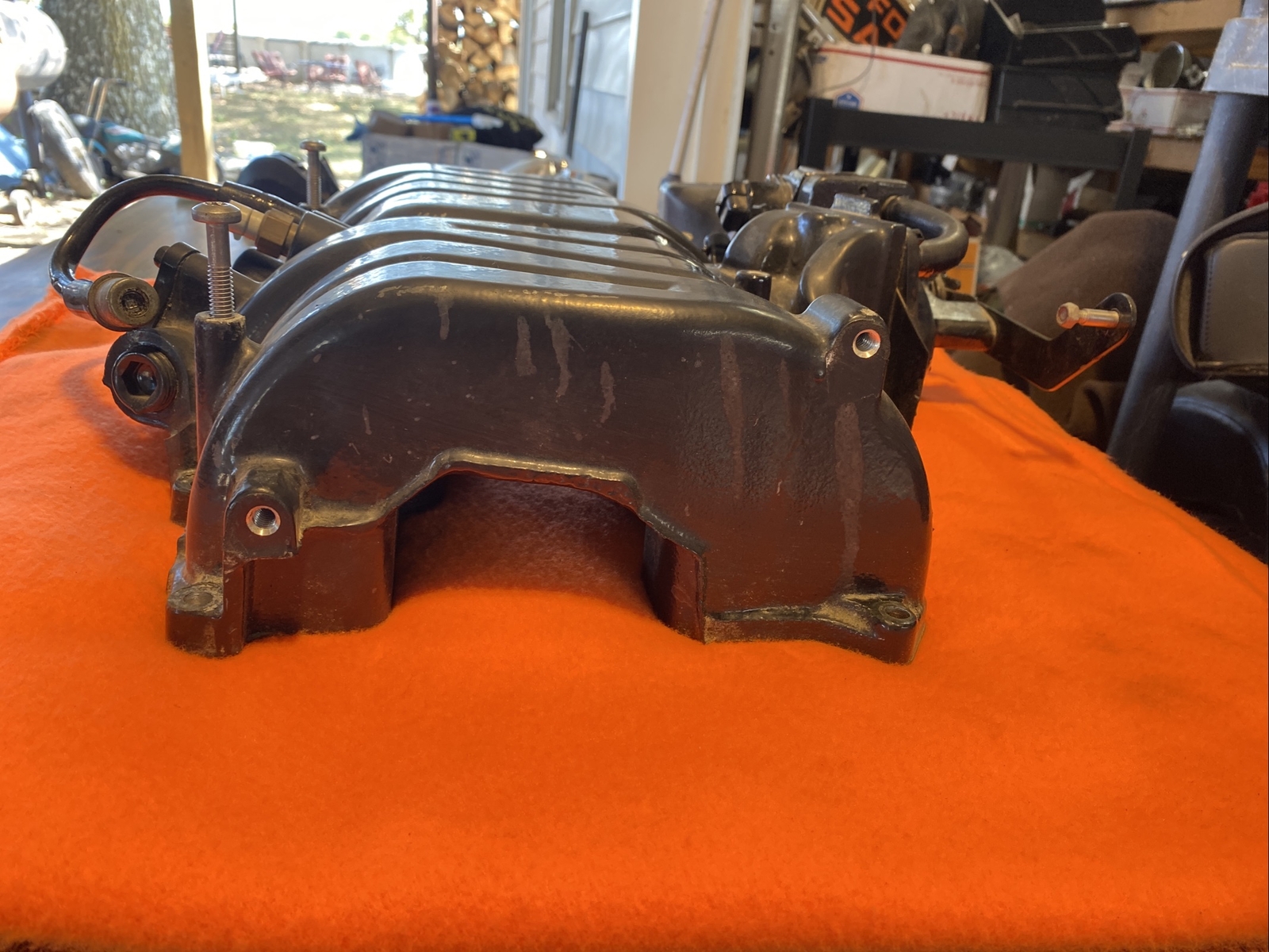 1996-2000 Chevy Pickup Mercruiser 7.4 Intake Upper BBC Throttle Body ...