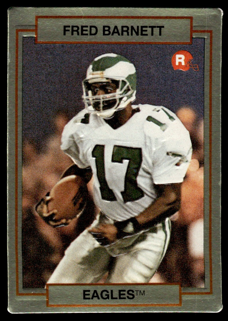 1990 ACTION PACKED HI PRO FRED BARNETT D RC PHILADELPHIA EAGLES #37 | eBay