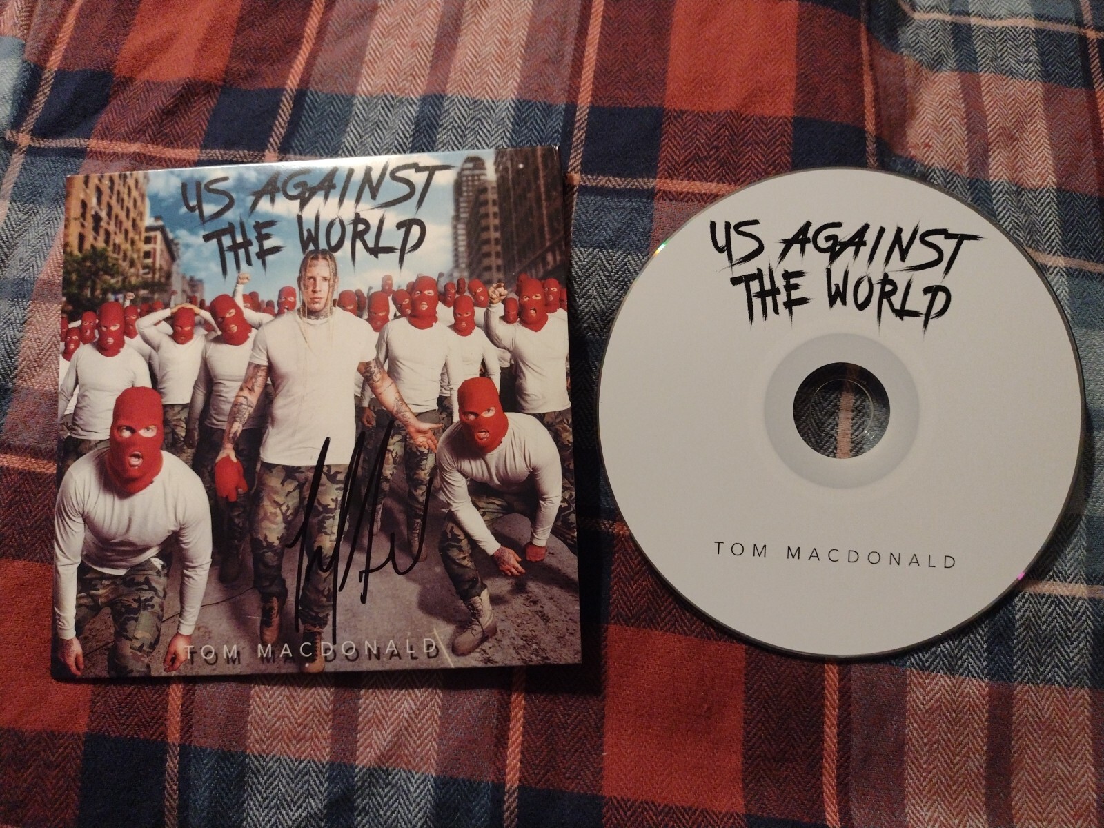 Tom MacDonald Us Against The World Autographed Signed CD | eBay