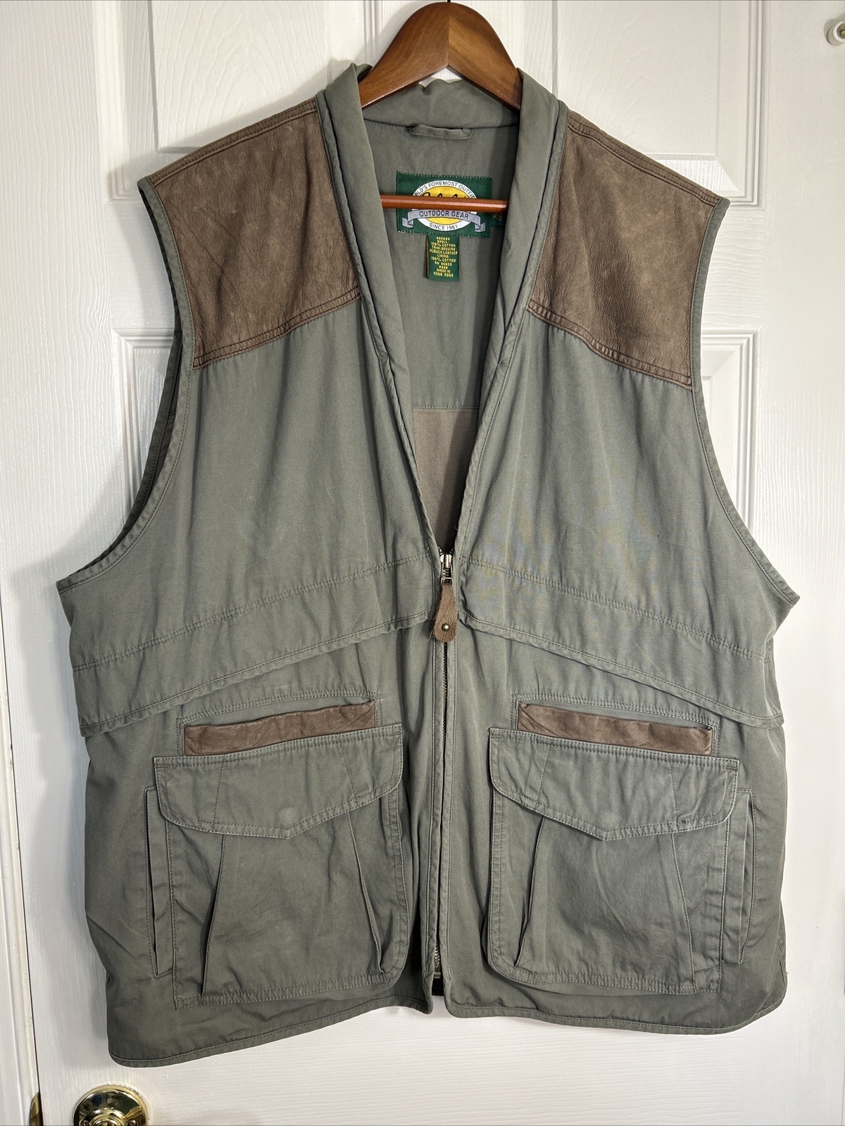 Men’s Vintage Cabelas Field Vest Hunting Fishing Hiki… - Gem