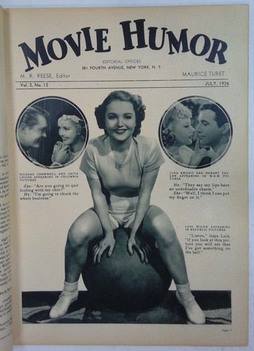 Movie Humor Magazine Vol. 2 #12 VG 1936 | eBay