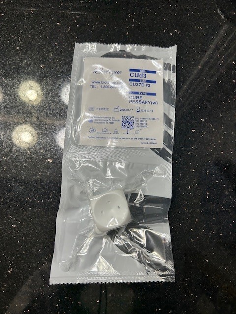 Bioteque America Cube Pessary with Drains - Pessary Cube All Sizes | eBay