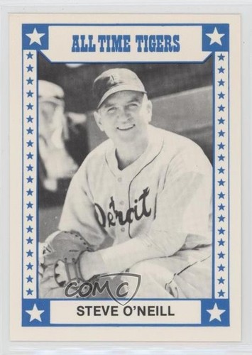 1980 TCMA All Time Detroit Tigers Steve O'Neill (Blue Front; Blue Back ...