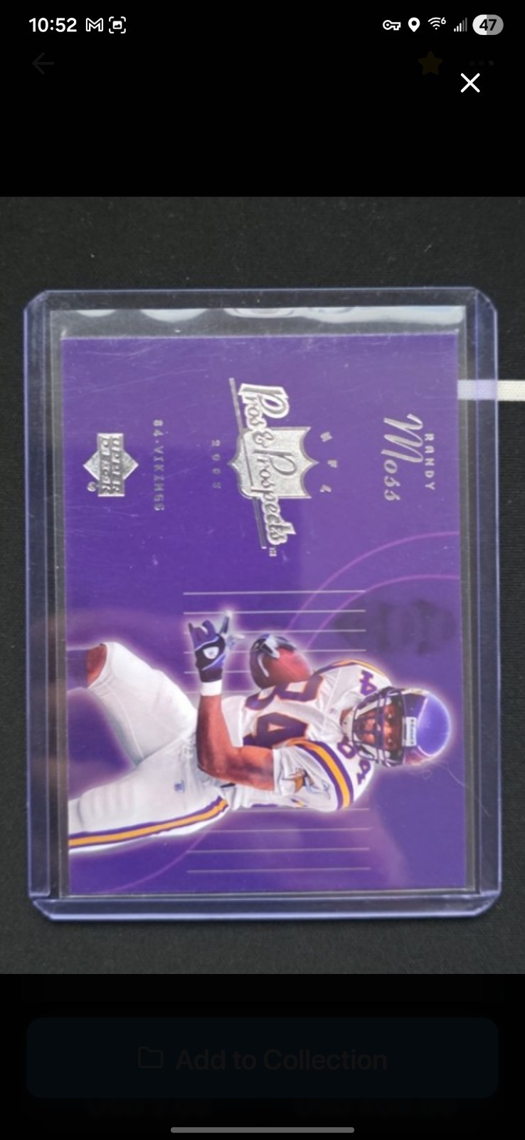 2003 Upper Deck Pros & Prospects - Randy Moss #49 | eBay