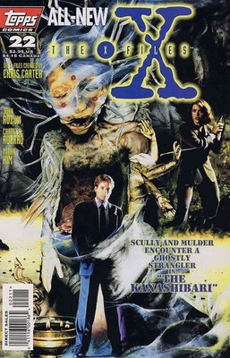 X-Files, The #22 VF; Topps | David Duchovny Gillian Anderson - w/Bag ...