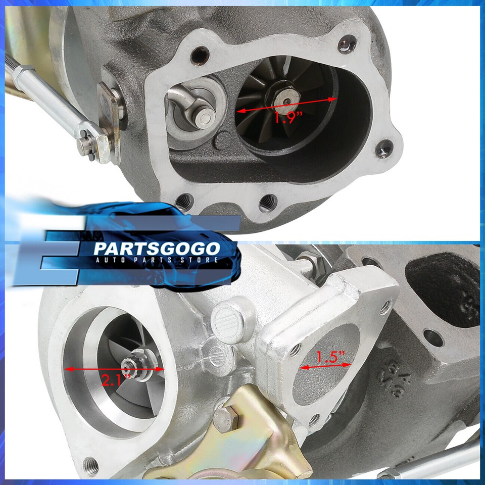 Twin TD04H Turbocharger T25/T28 Turbo TD04-H T25 T28 Flange Boost 7PSI ...