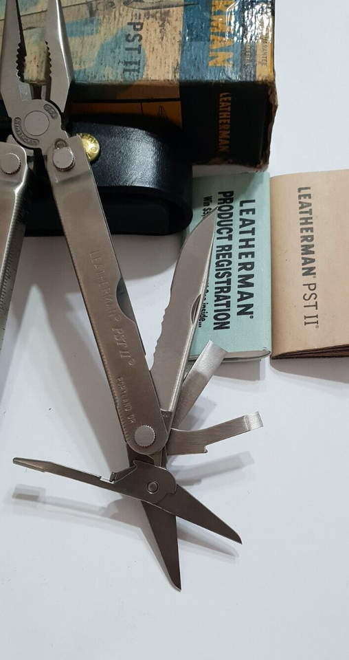 Leatherman PST II Stainless Multi-Tool New in Box 1999 Rare Collectable ...