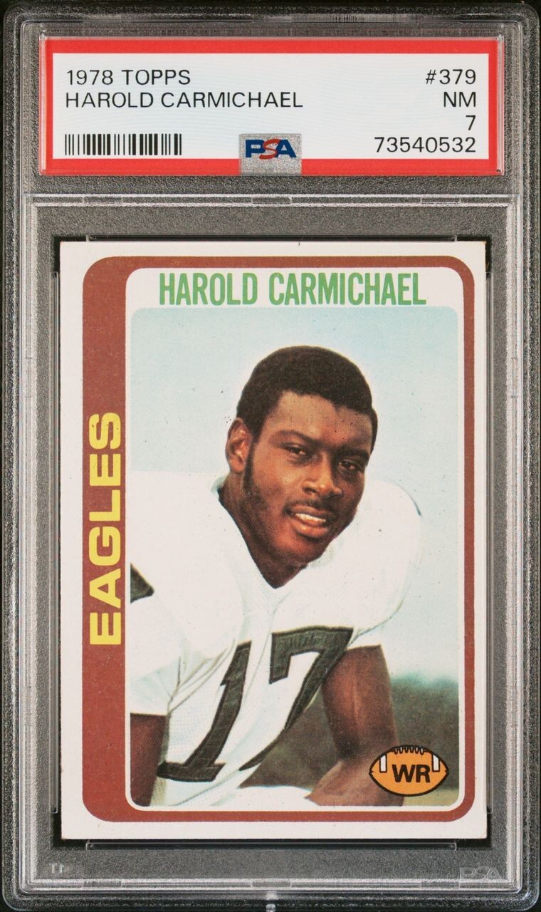 1978 Topps Football Harold Carmichael Card #379 PSA NM 7 | eBay