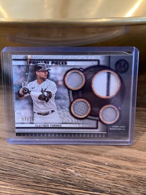 2023 Topps Museum Collection GLEYBER TORRES Quad Patch Game Used SSP ...