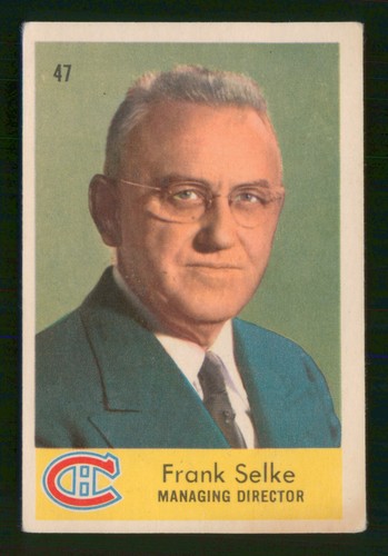 FRANK SELKE 1959-60 PARKHURST 59-60 #47 VG+ 94516 | eBay