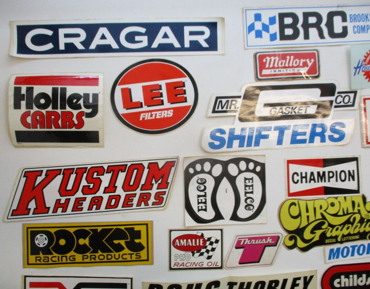 Vintage Racing Decals PROFILE RACING STICKER PACK