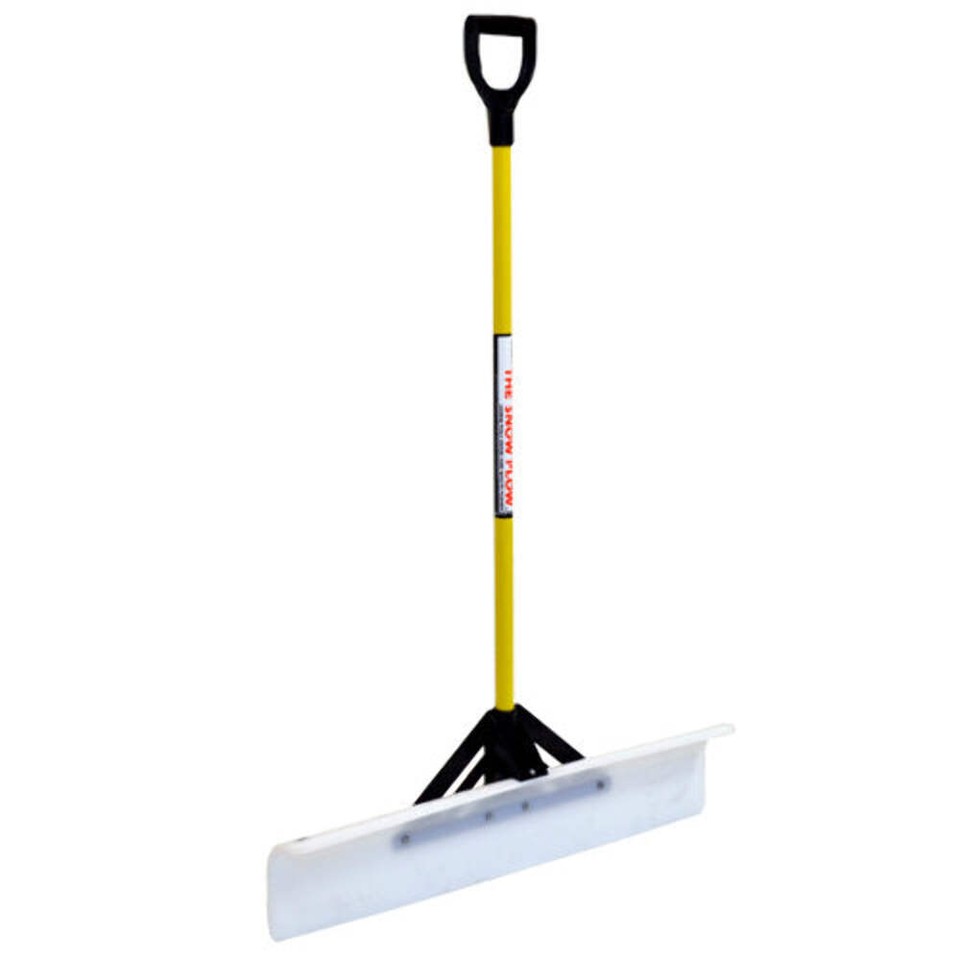 The Snow Plow 36" Snow Shovel 50536 - Poly Blade D-Handle Snow Pusher ...