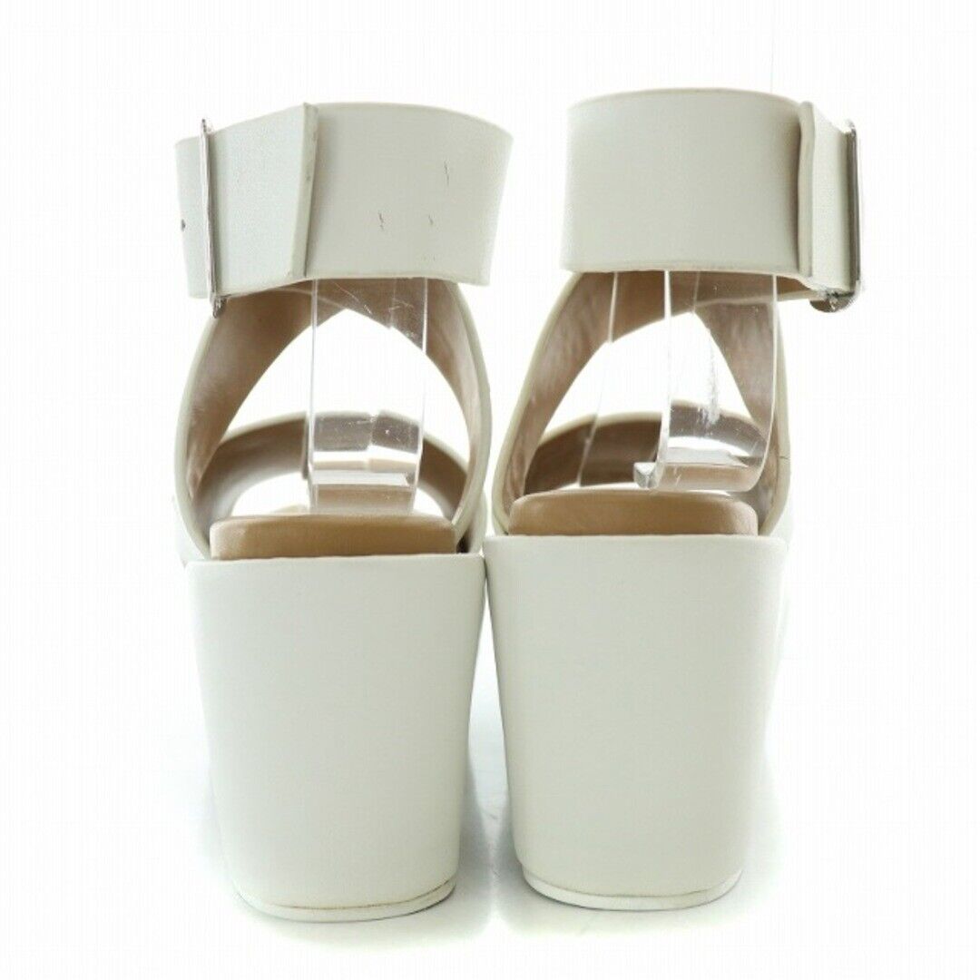 CLANE CROSS BELT SANDAL STRAP ROUND TOE THICK BOTTOE CLANE CROSS BELT SANDAL STRAP ROUND TOE THICK BOTTOE