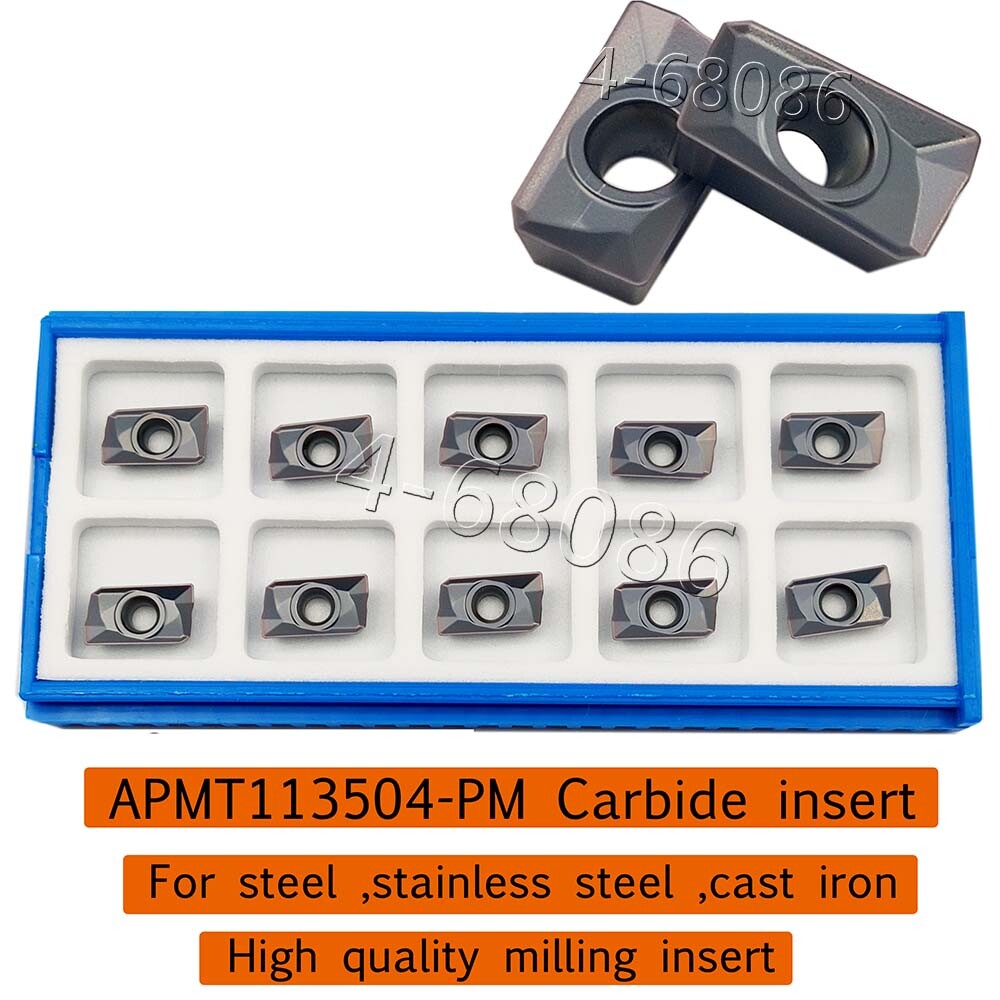 APMT113504 PM 90° Milling Insert Carbide inserts Indexable inserts for ...