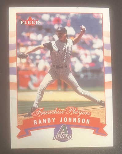 Randy Johnson 2002 Fleer Franchise Players Tiffany /200 #2 Arizona ...