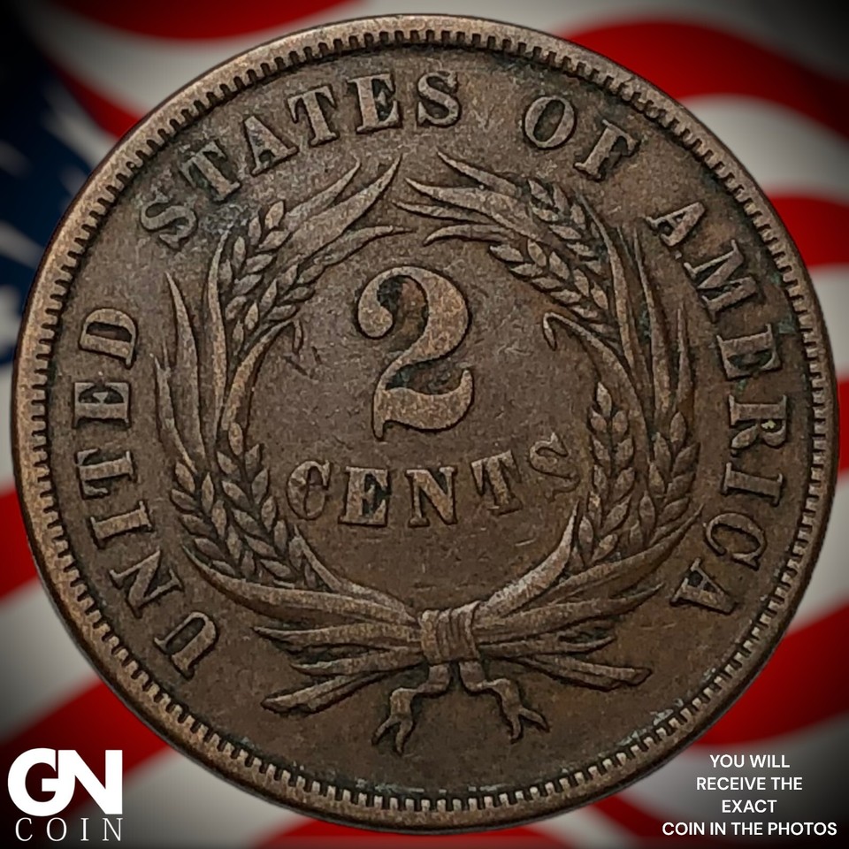 1867 2 Cent Piece M6497 | eBay